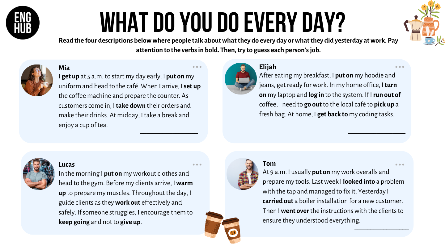 Everyday Phrasal Verbs