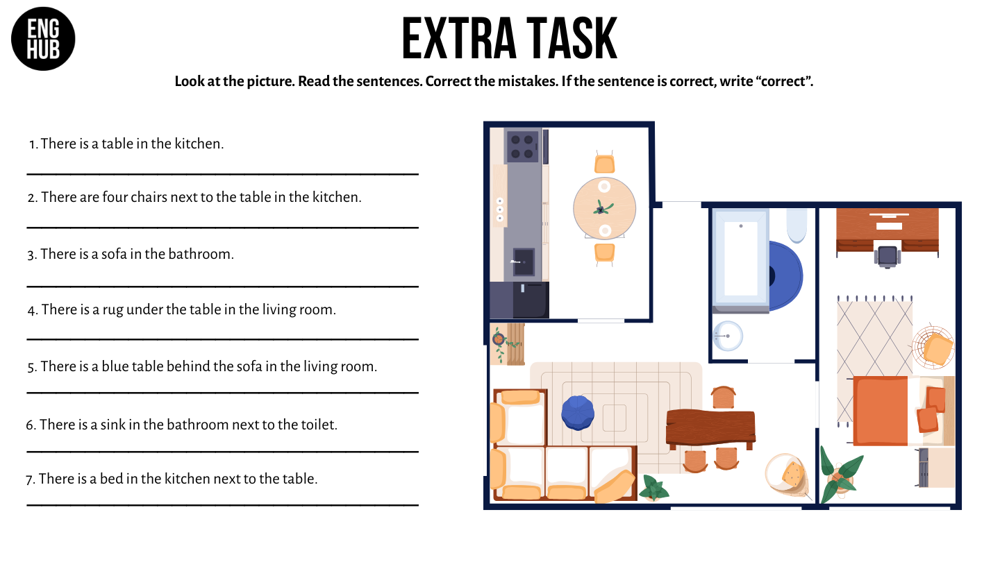 Find It in the House - Prepositions of Place