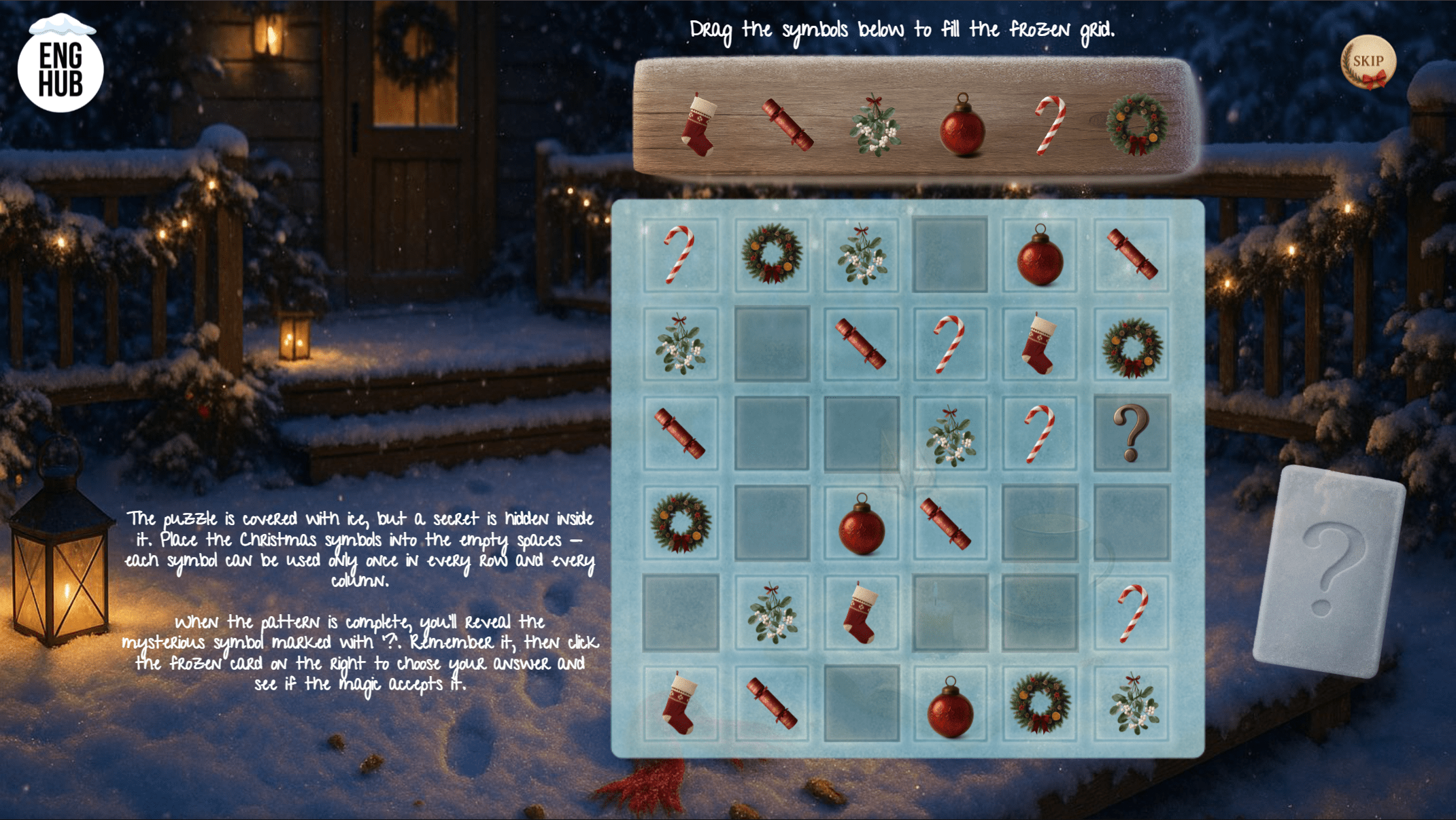 Winter Mystery Inn Genial.ly Quest